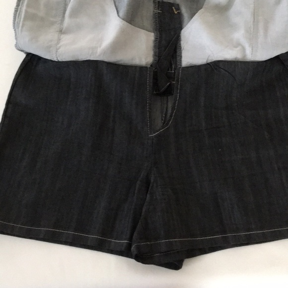 Baccini | Skirts | Baccini Aline Jean Skirt Wattached Shorts | Poshmark